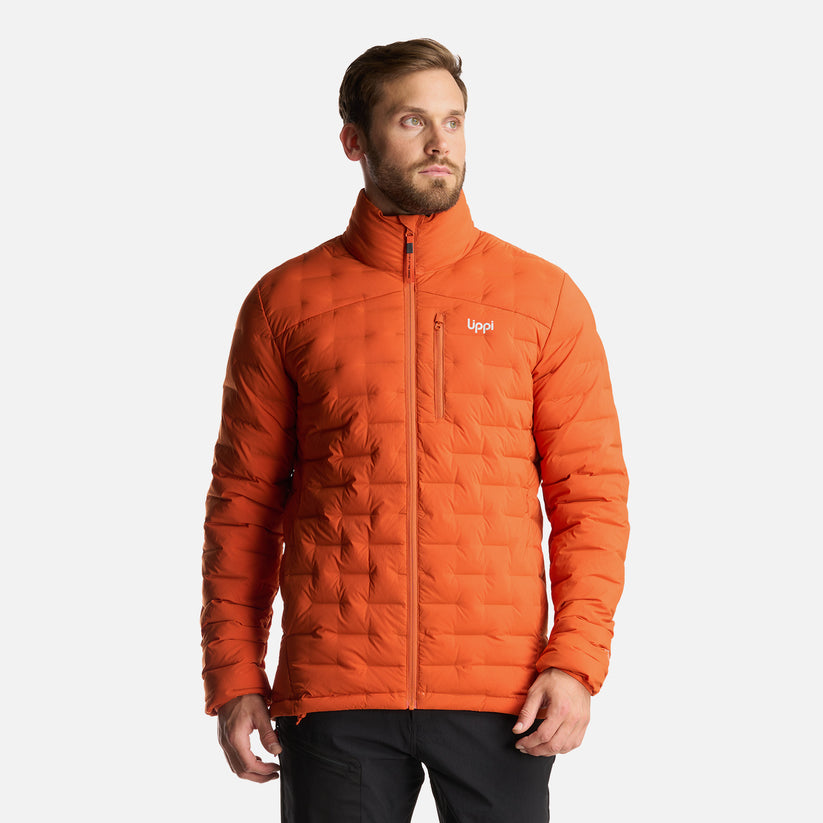 Chaqueta Hombre Ultimate Stretch Down Jacket Naranja Oscuro Lippi ...