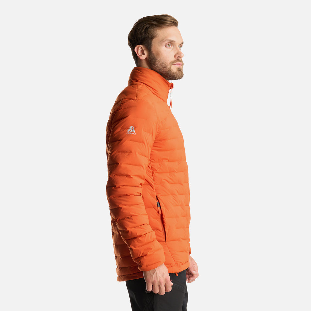 Chaqueta Hombre Ultimate Stretch Down Jacket Naranja Oscuro Lippi ...
