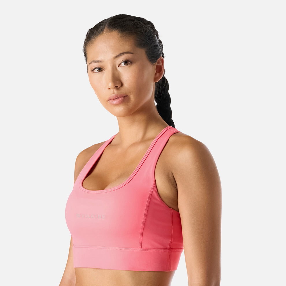 Peto Mujer Built To Move Medium Support Bra Coral Vulcano – LippiOutdoor