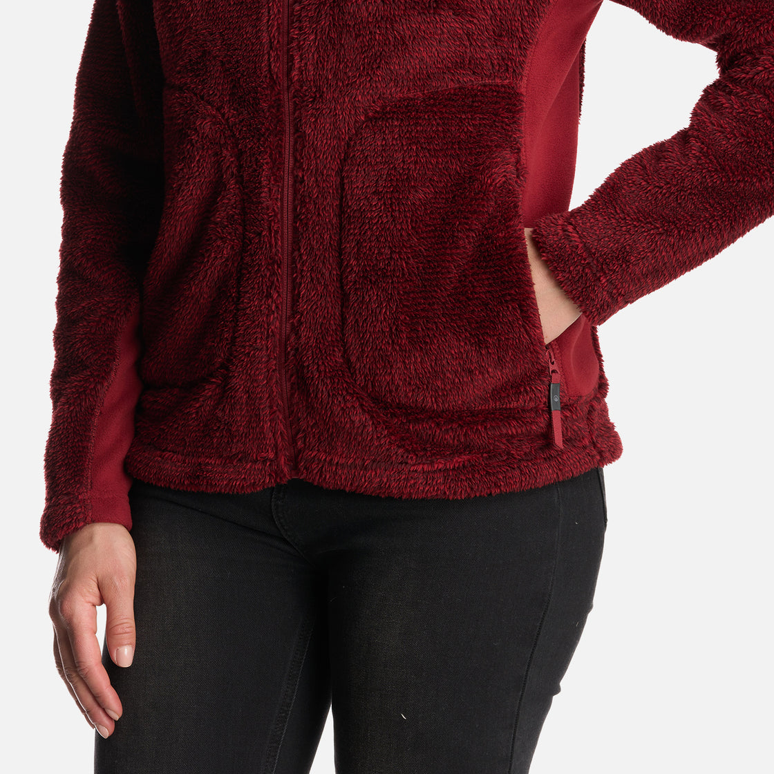 Chaqueta Mujer Ferret Shaggy-Pro Jacket Burdeo Lippi – LippiOutdoor