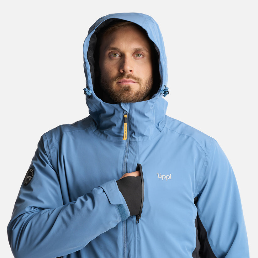 Chaqueta Hombre Snow Valley B-Dry Jacket Azul Grisaceo Lippi – LippiOutdoor