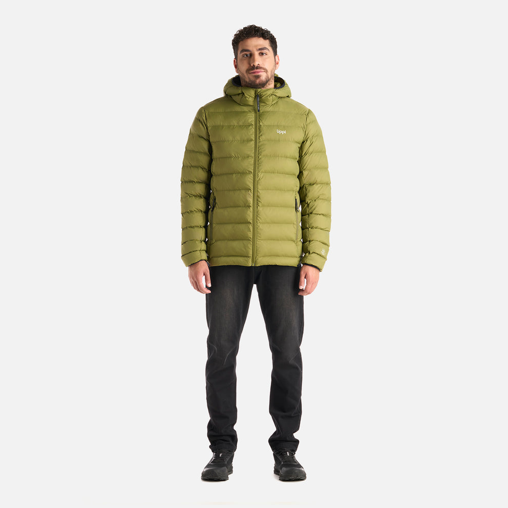 Chaqueta Hombre Vertex Down Hoody Jacket Verde Militar Lippi – LippiOutdoor