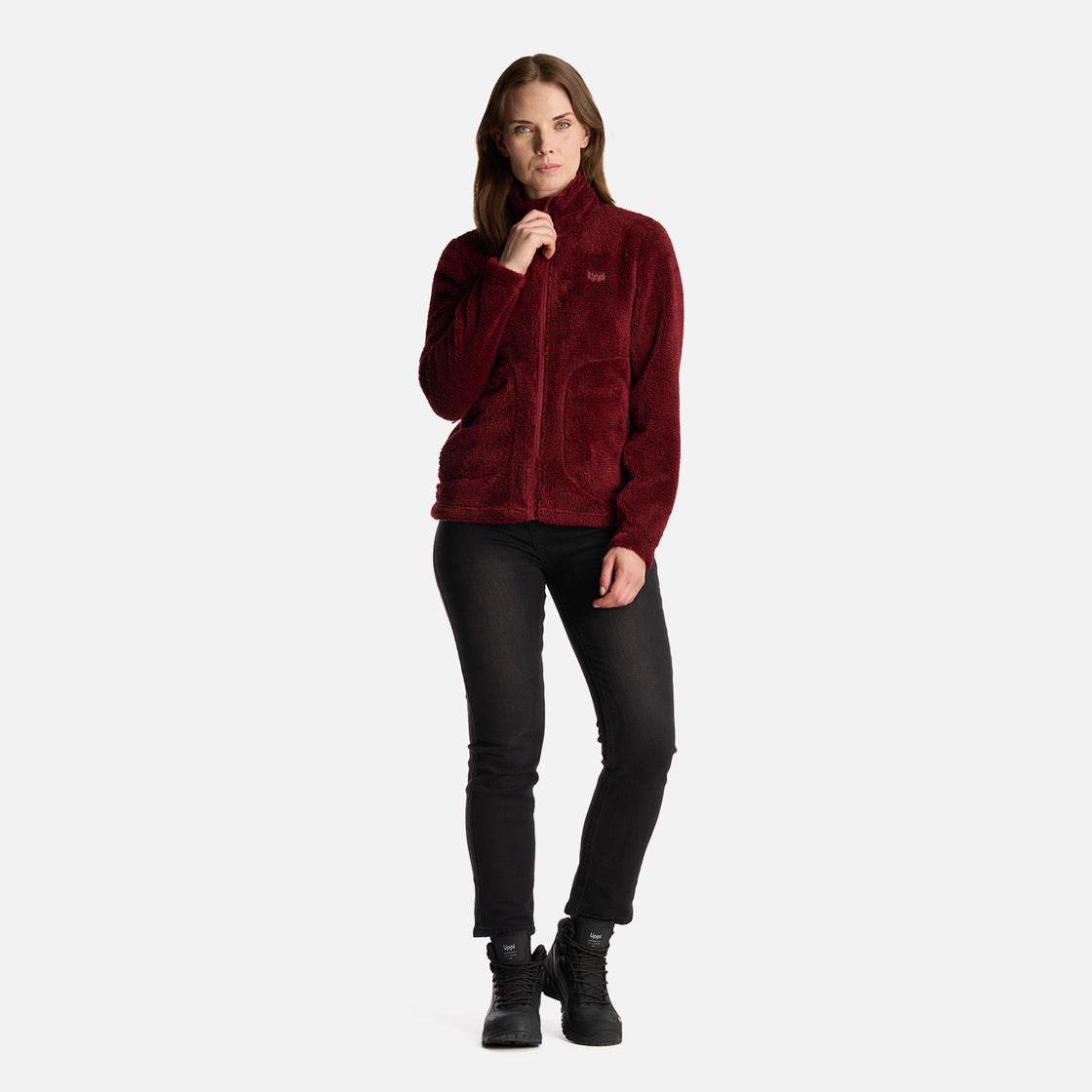 Chaqueta Mujer Ferret Shaggy-Pro Jacket Burdeo Lippi – LippiOutdoor