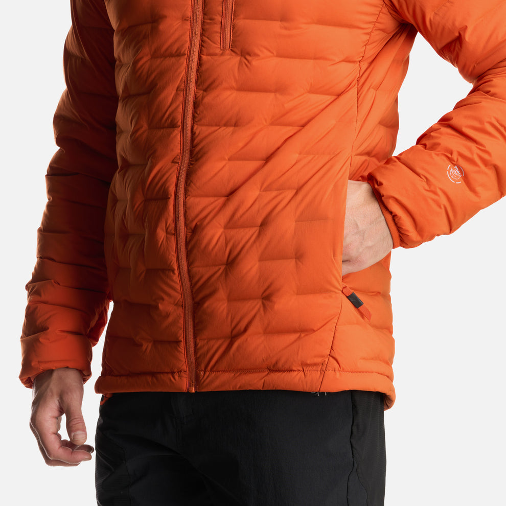 Chaqueta Hombre Ultimate Stretch Down Jacket Naranja Oscuro Lippi ...