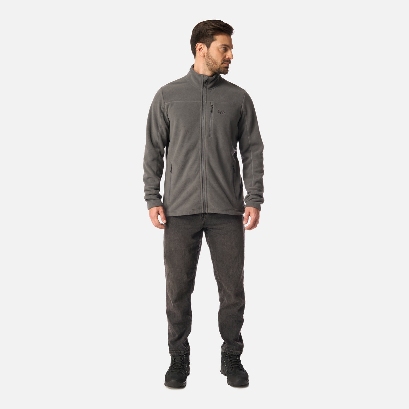 Polar Hombre Paicavi Therm-Pro Jacket Gris Medio Lippi – LippiOutdoor
