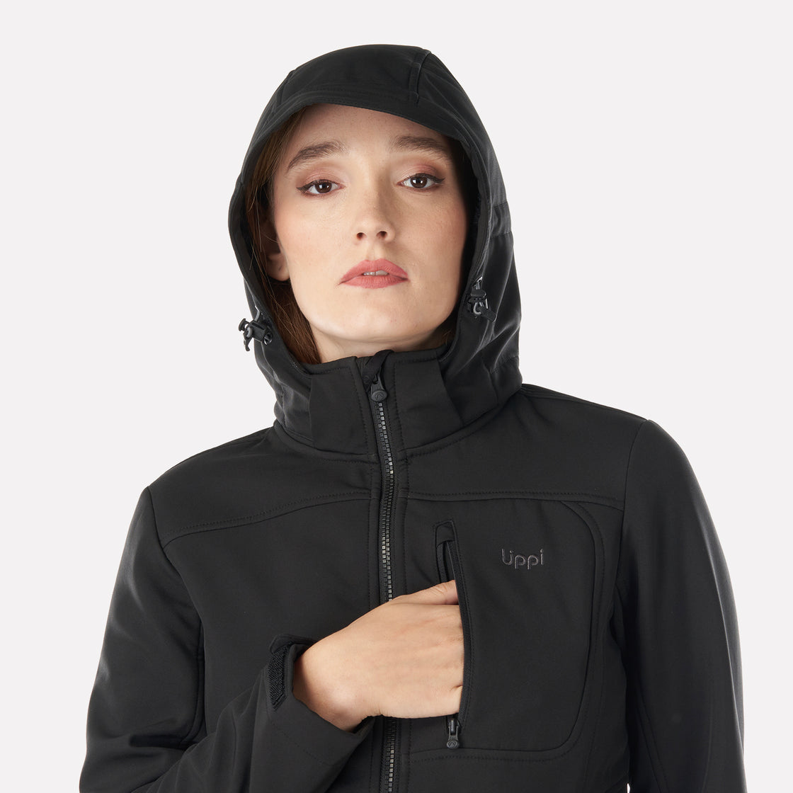 Chaqueta Mujer Macaya Softshell Hoody Jacket Negro Lippi – LippiOutdoor