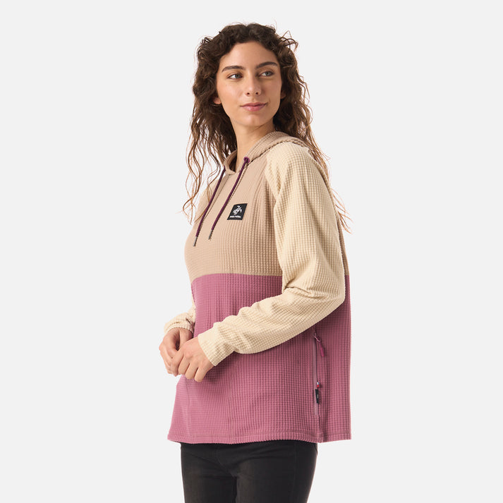 Polerón Mujer Polola Taupe Haka Honu – LippiOutdoor